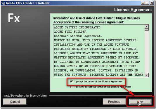 阿莫的學習旅程: GAE+Python+PyAMF+Flex入門（六）：安裝Flex plug-in
